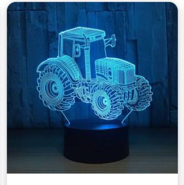 LED light Tracktor display- 9 colour options with remote! | Laser LLama ...